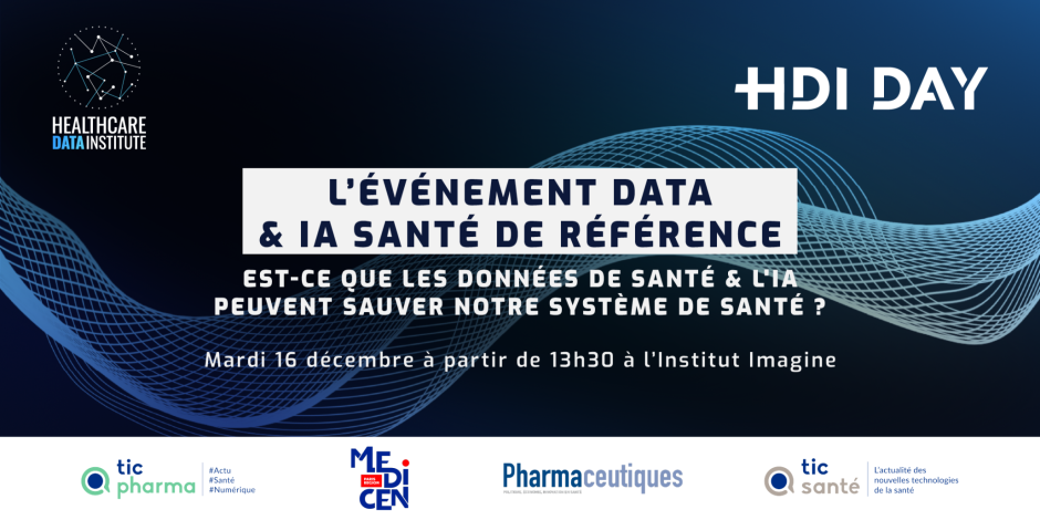 HDI Day 2025 : Données, IA et système de santé - Healthcare Data Institute